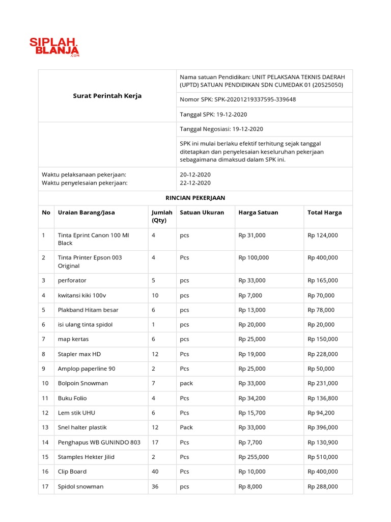 SIPLah - SPK-20201219337595-339648 - SIPLah ATK | PDF