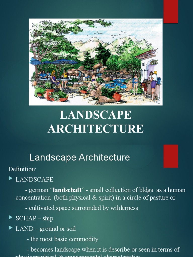 Landscape Architecture Overview | PDF | Landscape Architecture | Gardening