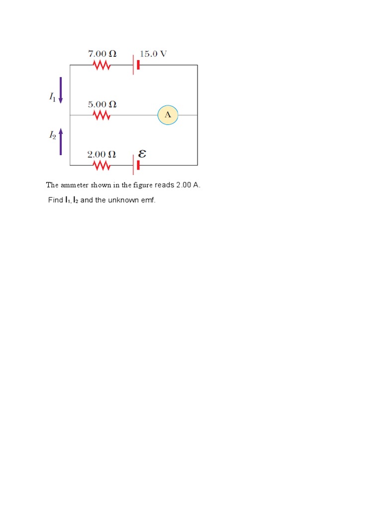 Kirchhoff Laws Worksheet | PDF