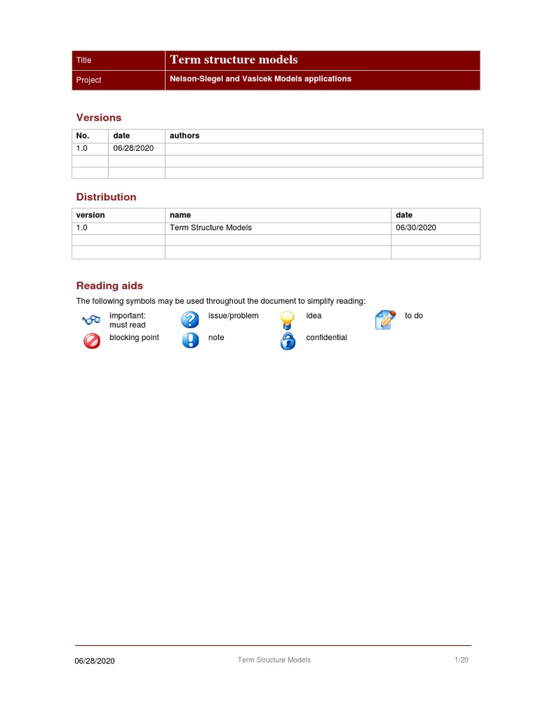 Banking Term Structure Models | PDF | Yield Curve | Bonds (Finance)