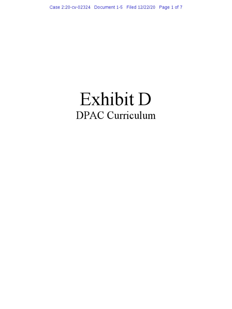 Exhibit D | PDF | Mentorship | Cognition