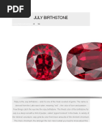 Birthstone Jewelry Guide | PDF | Jewellery Components | Gemstone