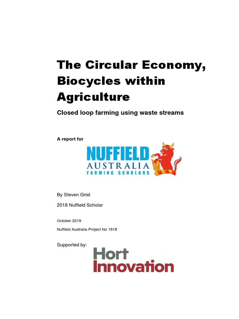 Steven Grist - Nuffield Report - FINAL | PDF | Compost | Aquaponics