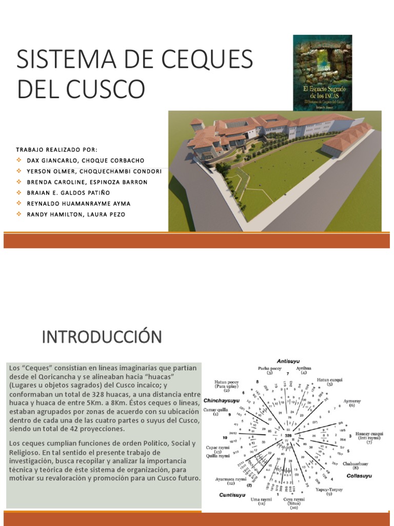 Reconstruyendo el Sistema de Ceques del Cusco: Un Proyecto Tecnológico ...