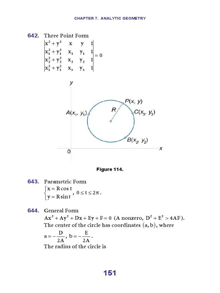 Chapter 7. Analytic Geometry | PDF | Analytic Geometry | Geometry