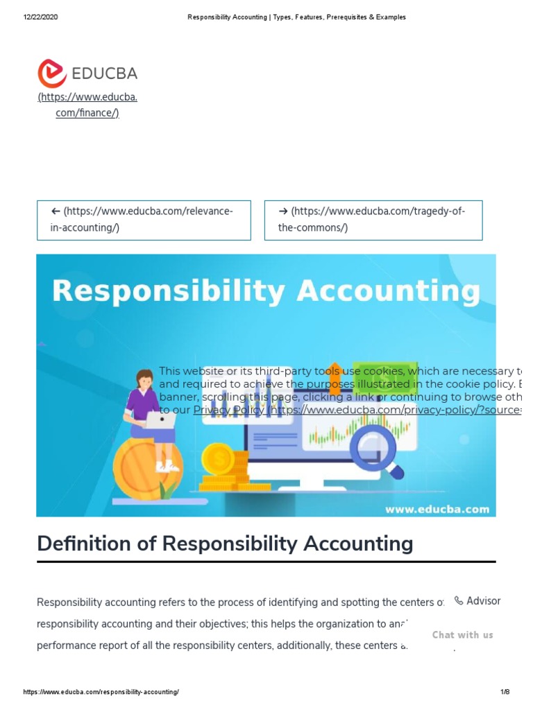 Responsibility Accounting - Types, Features, Prerequisites & Examples ...
