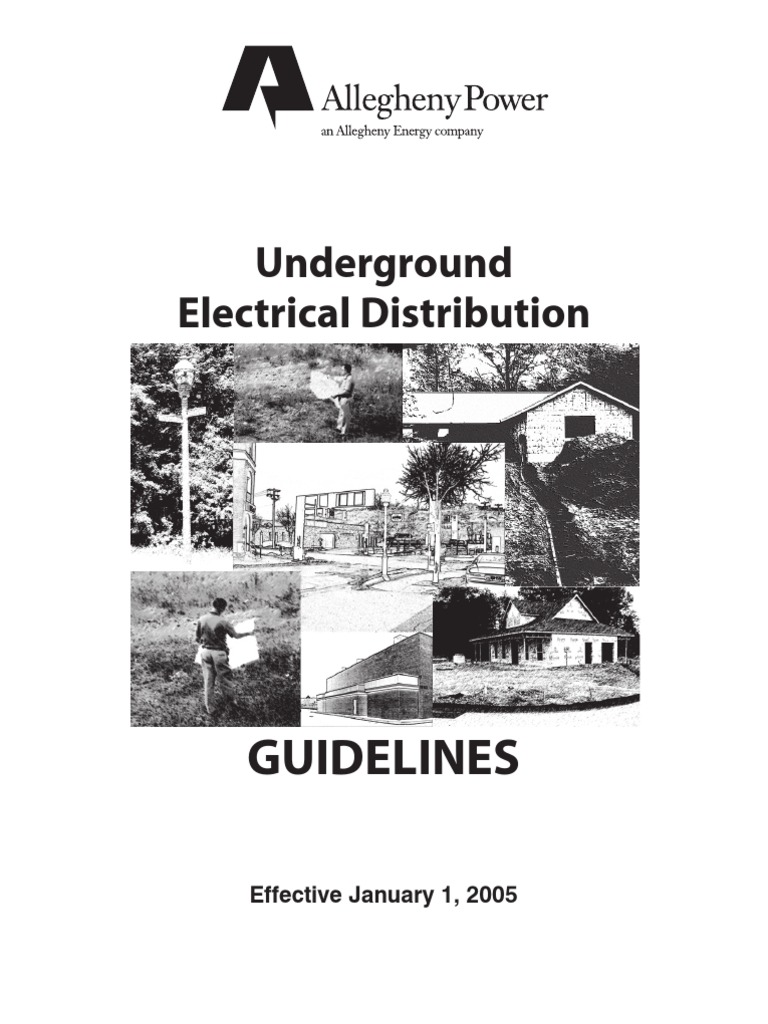 Underground Electrical Distribution Guide - Jan05 | PDF | Electric ...