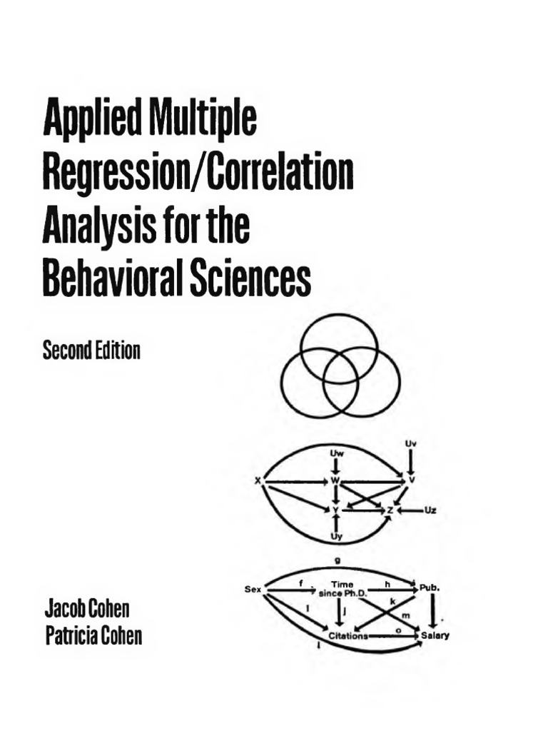 Applied Multiple Regression/Correlation Analysis For The Behavioral Sciences | PDF | Regression ...