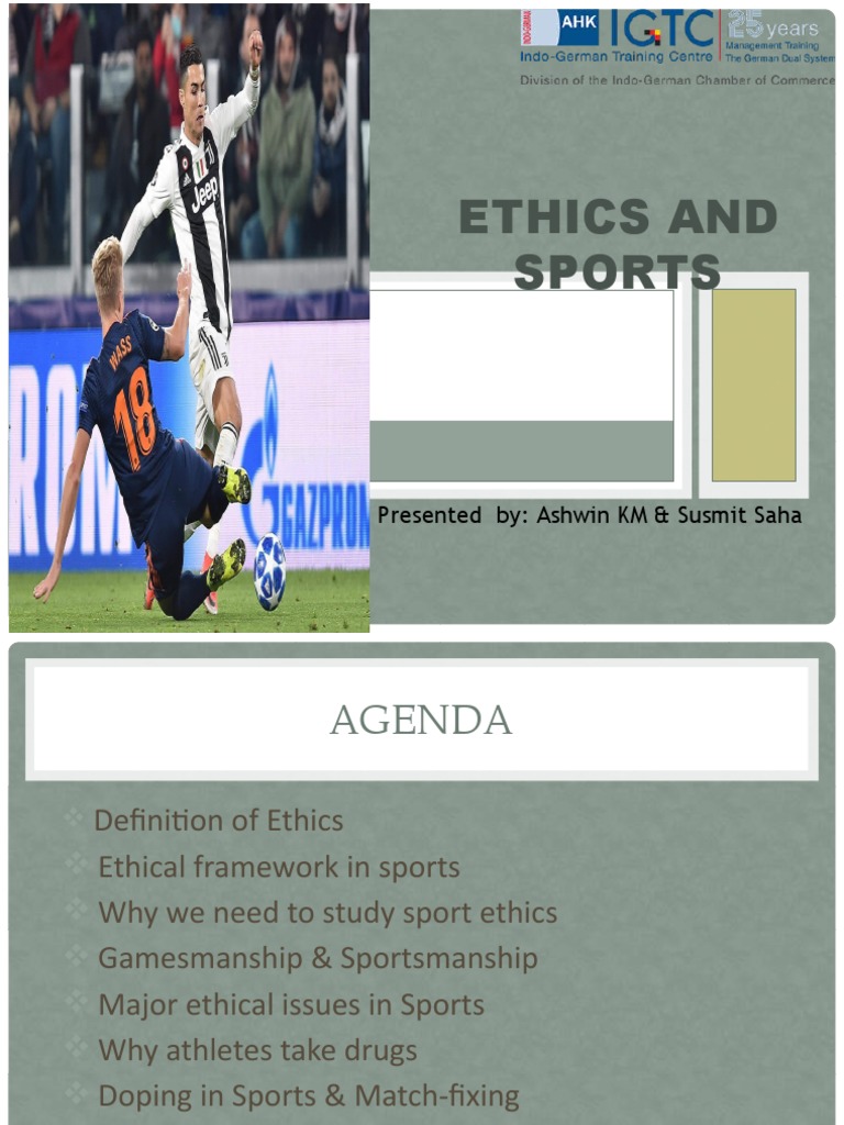Ethical Considerations in Sports: A Discussion of Key Issues Related to ...