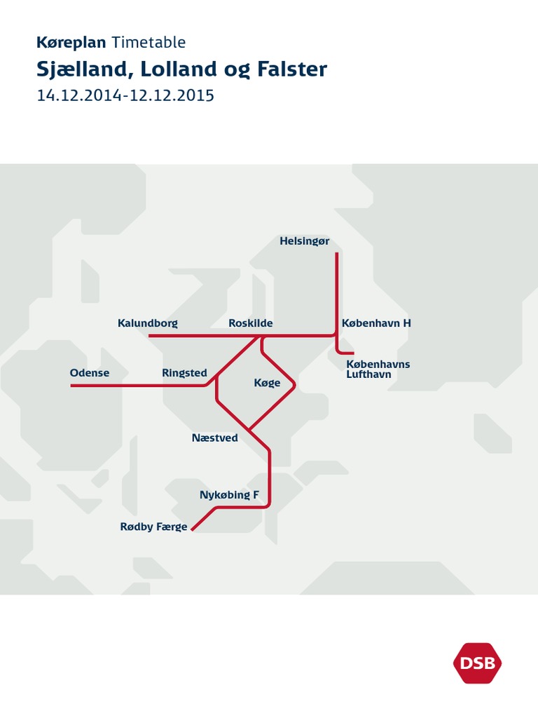 Sjælland, Lolland Og Falster K15 DSB | PDF