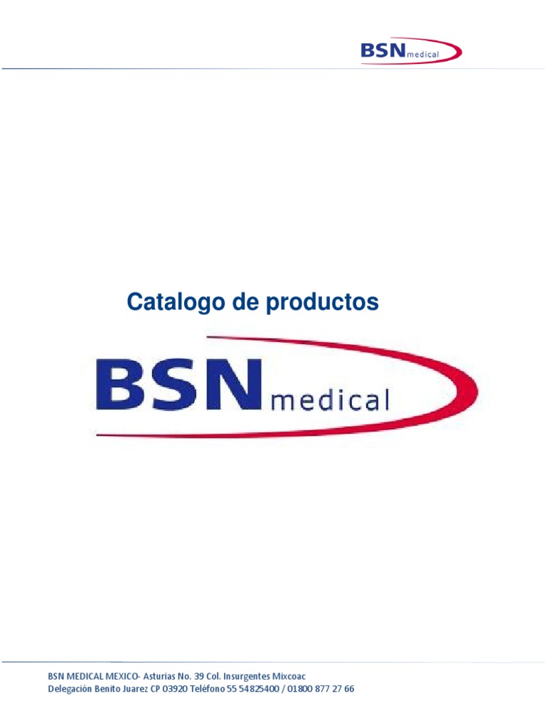 Catalogo de Productos BSN | PDF | Rodilla | Sistema musculoesquelético