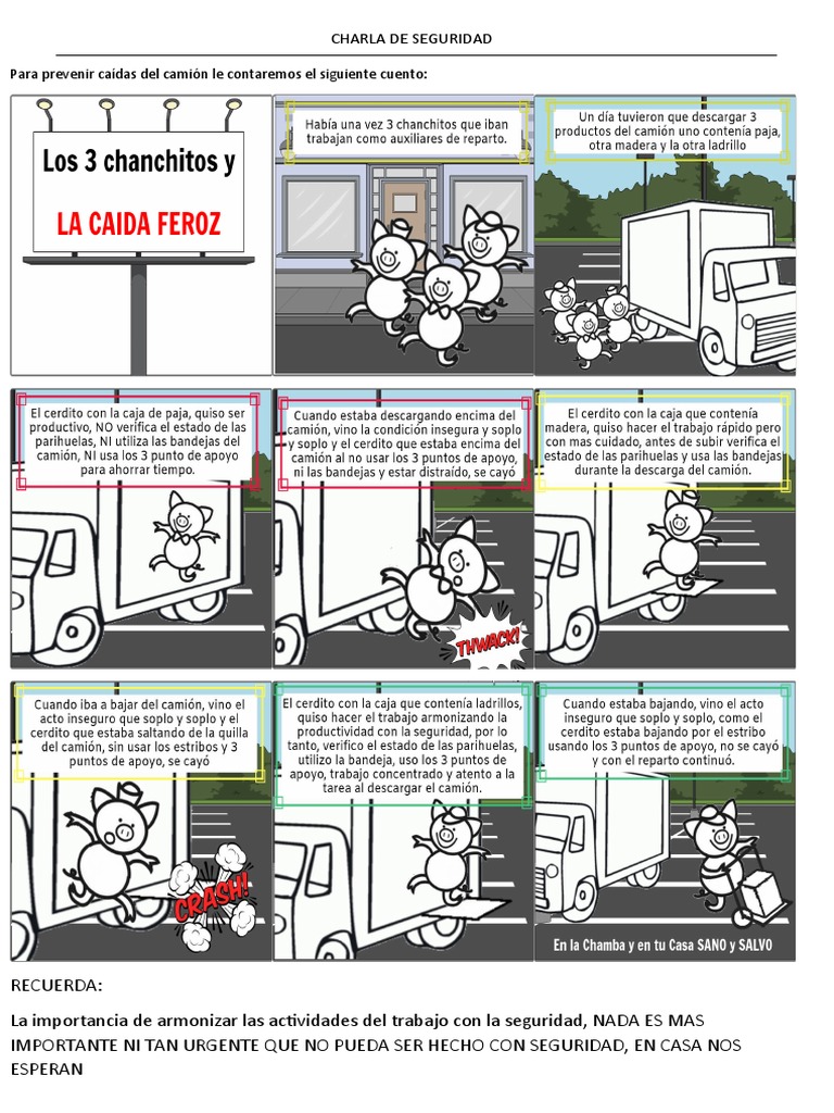 TEMA 4 - Cuento de Seguridad para Concientizar Los Riesgos de Caidas en ...