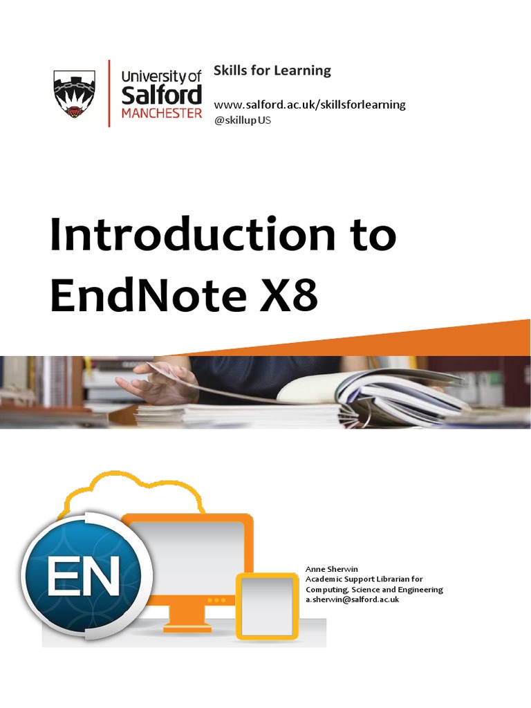 Introduction To EndNote X8 PDF | PDF | Digital Object Identifier | Icon ...
