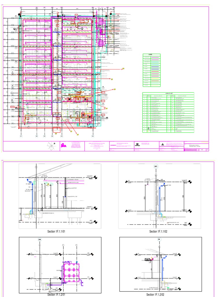 1F-01 - COMBINE MEP LAYOUT - 1ST FLOOR PLAN-Layout | PDF | Water Supply ...