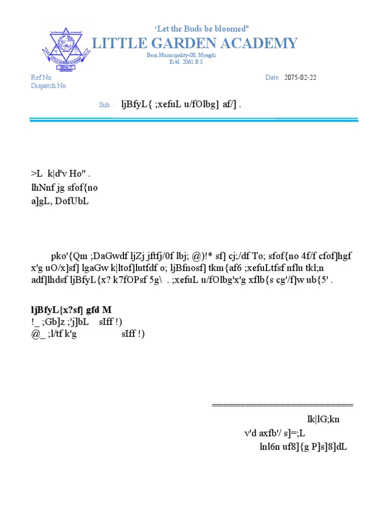 Participation Letter | PDF