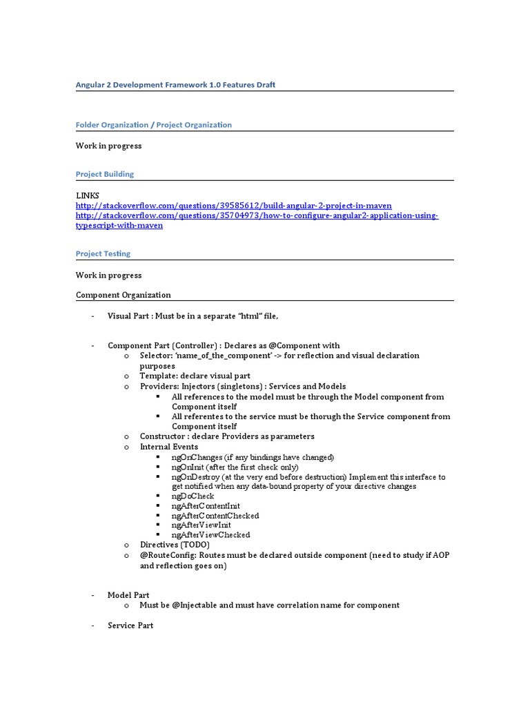 Angular 2 Development Framework 1 | PDF | Hypertext Transfer Protocol | Software Engineering