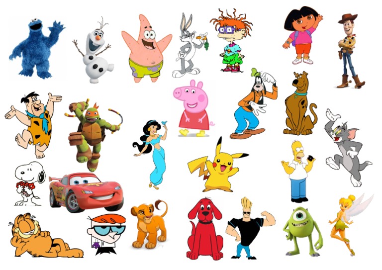 Name The Cartoon Character | PDF
