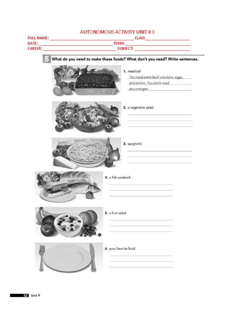 Student Activity Worksheet | PDF