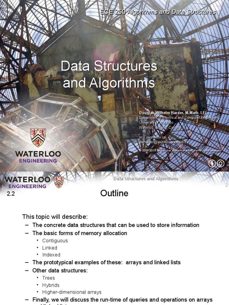 202data Structures And Algorithms Pdf Array Data Structure