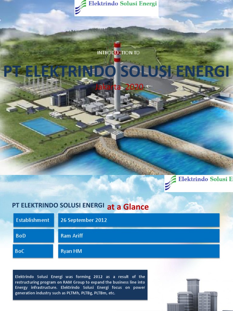 Elektrindo Solusi Energi Overview | PDF | Economies | Nature