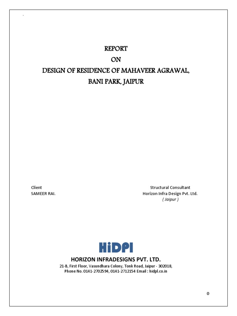 Design Report Final Pdf Pdf Structural Engineering Economic Sectors 