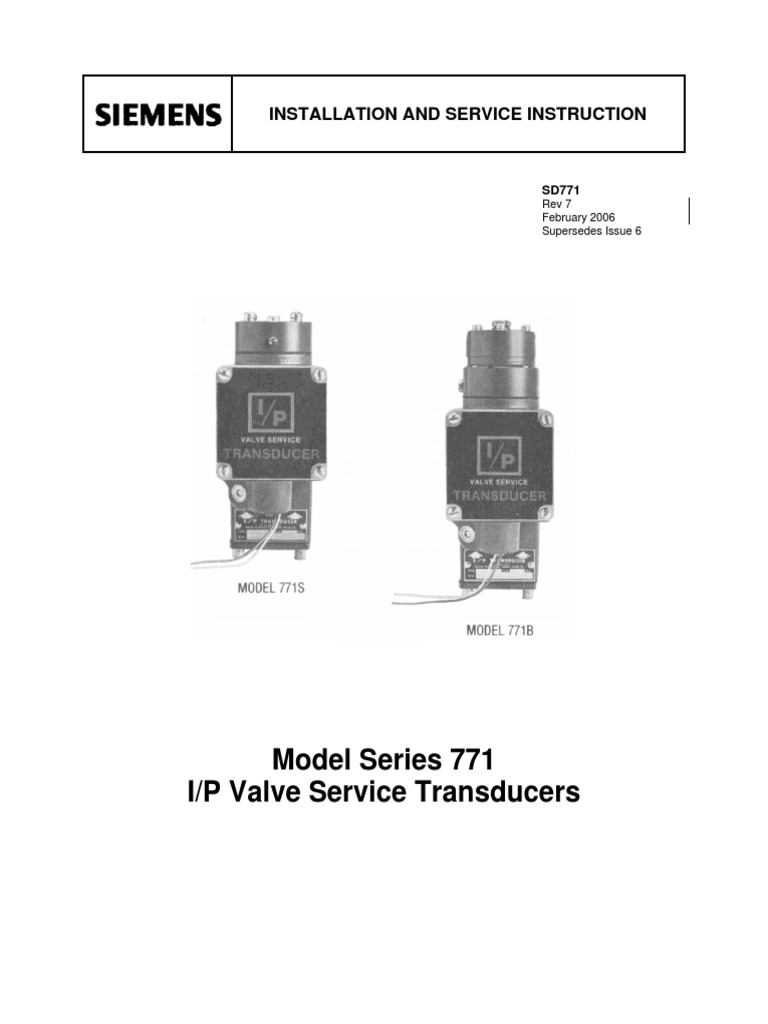 Model771 IM | PDF | Calibration | Electrical Wiring