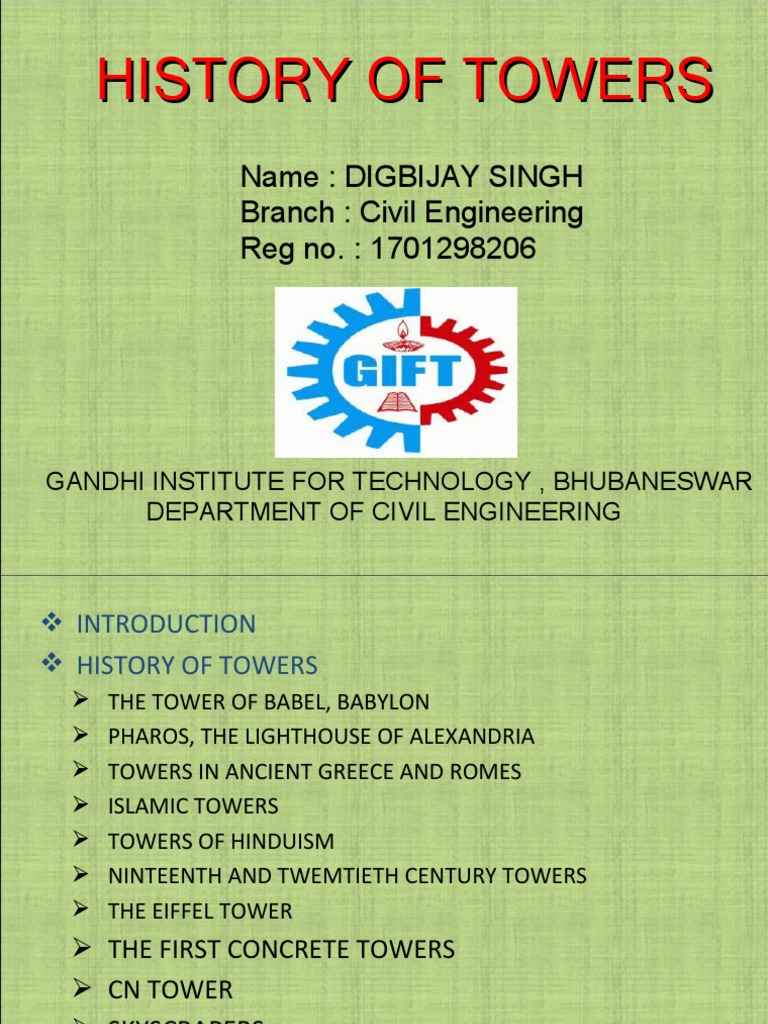 History-Of-Towers D | PDF | Babylon | Tower