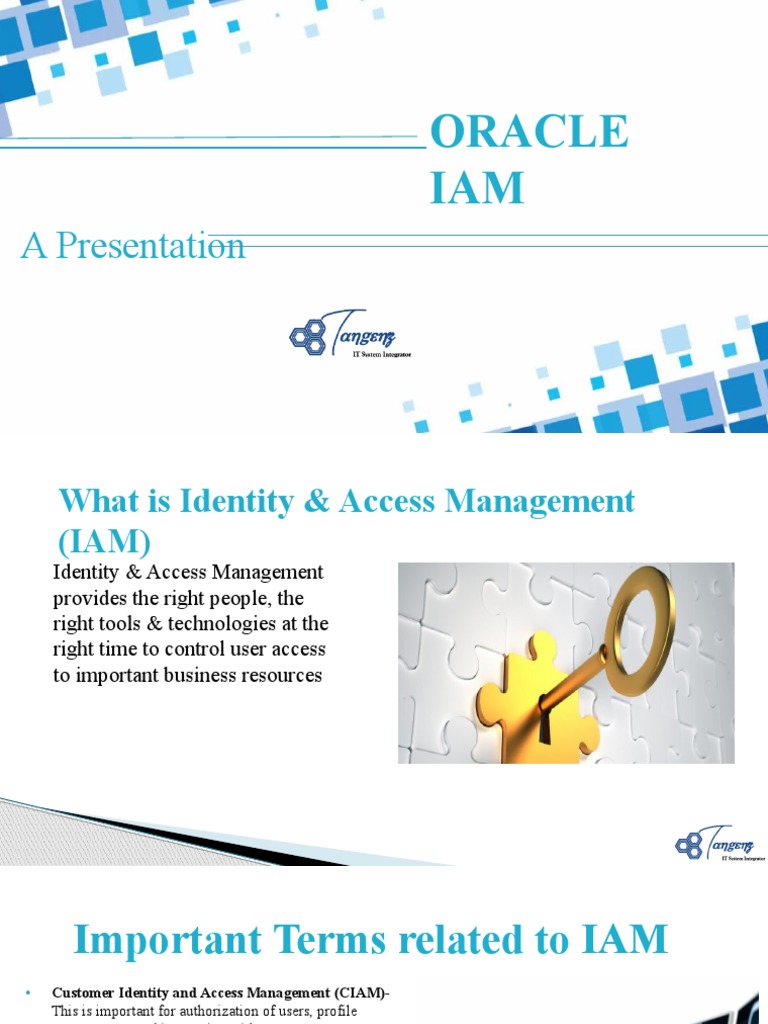 IAM Presentation | PDF | Software As A Service | Password