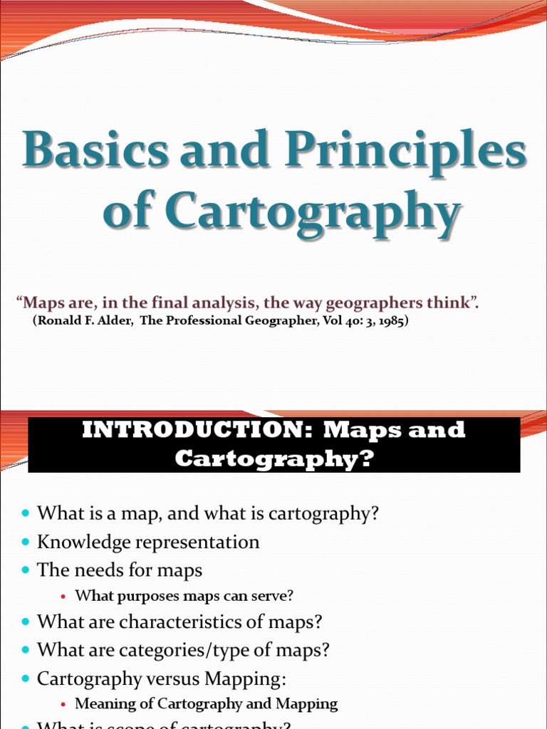 Cartography PDF | PDF | Cartography | Map