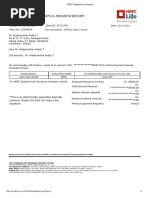 Premium Receipt PDF | PDF | Life Insurance | Public Finance