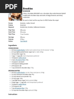 Preppy Kitchen Brookies Recipe | PDF | Chocolate | Baking