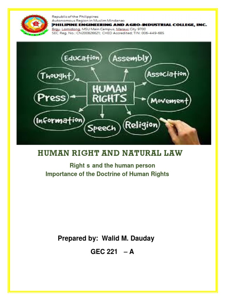 Human Rights and Natural Law | PDF | Natural Law | Human Rights