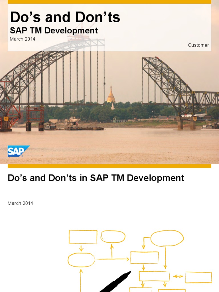 Do's and Don'ts: SAP TM Development | PDF | Method (Computer ...