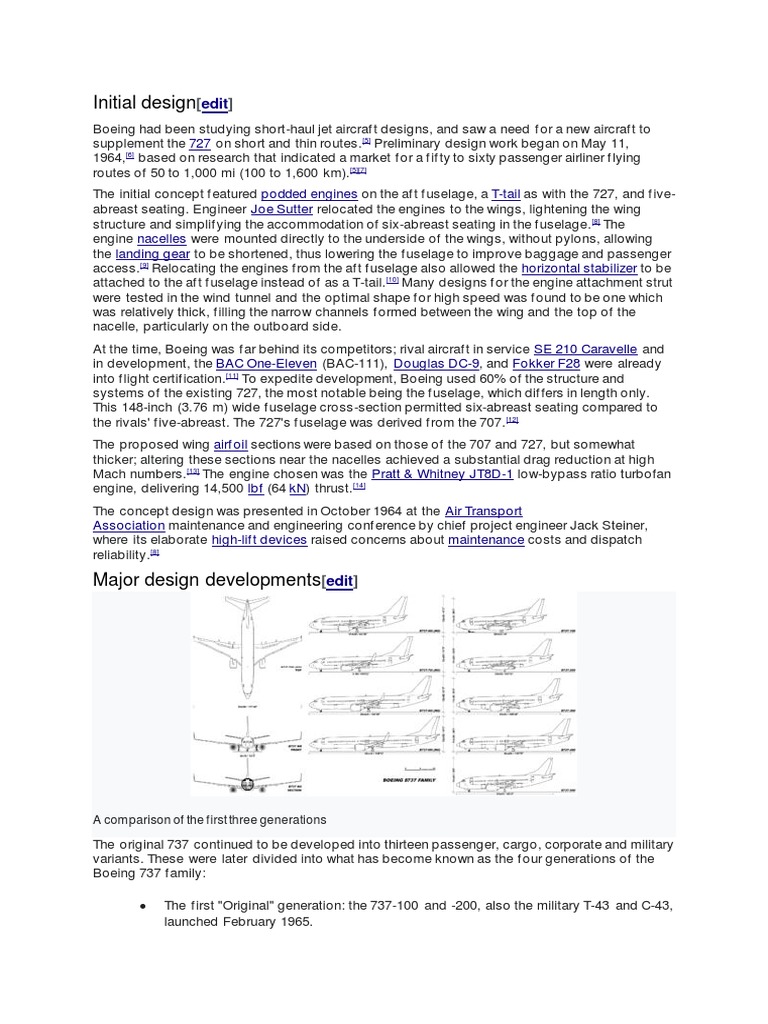 The Evolution of the Boeing 737: A History of Design Changes and ...