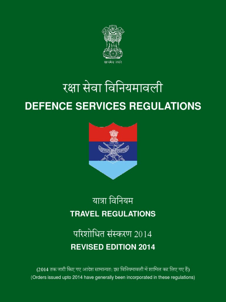 DSR - Travel Regulations (Revised Edition 2014) PDF | PDF | Officer ...