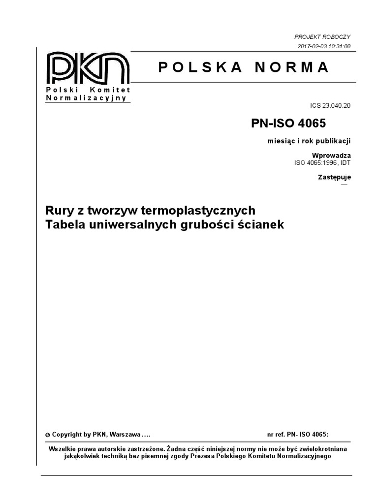 (R) Pn-Iso 4065 | PDF