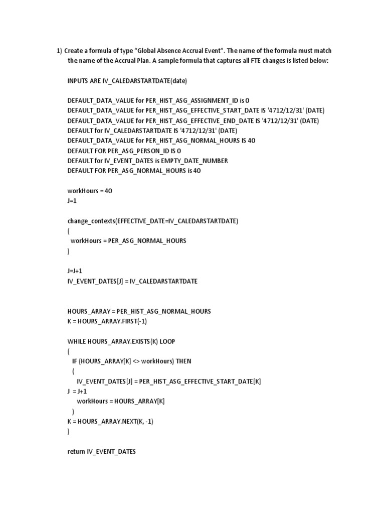 Sample Formula For FTE Changes-3 | Download Free PDF | Computing ...