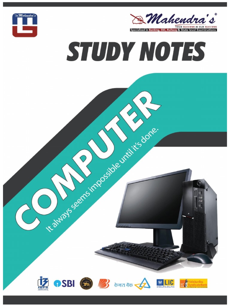 22 Study Notes Computer PDF | PDF | Computer Network | Relational Database