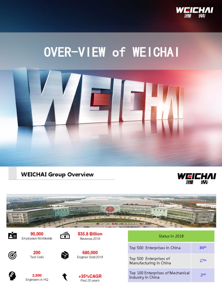 Over-View of Weichai | PDF | Motor Vehicle | Vehicle Technology