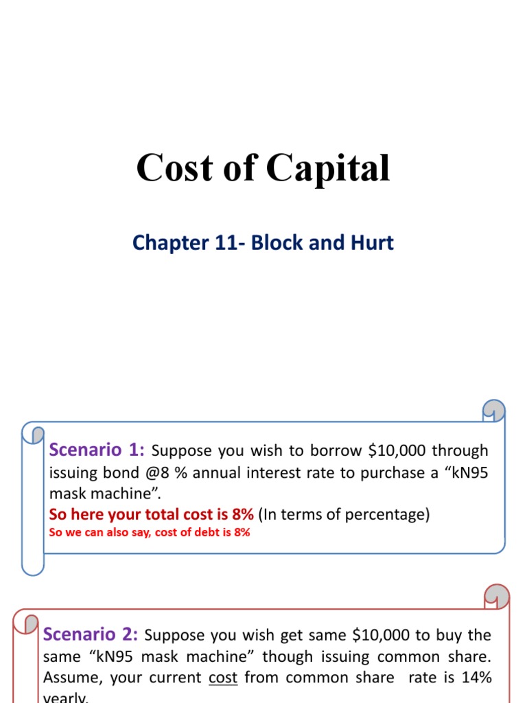 Chapter 11 - Cost of Capital | PDF | Cost Of Capital | Preferred Stock