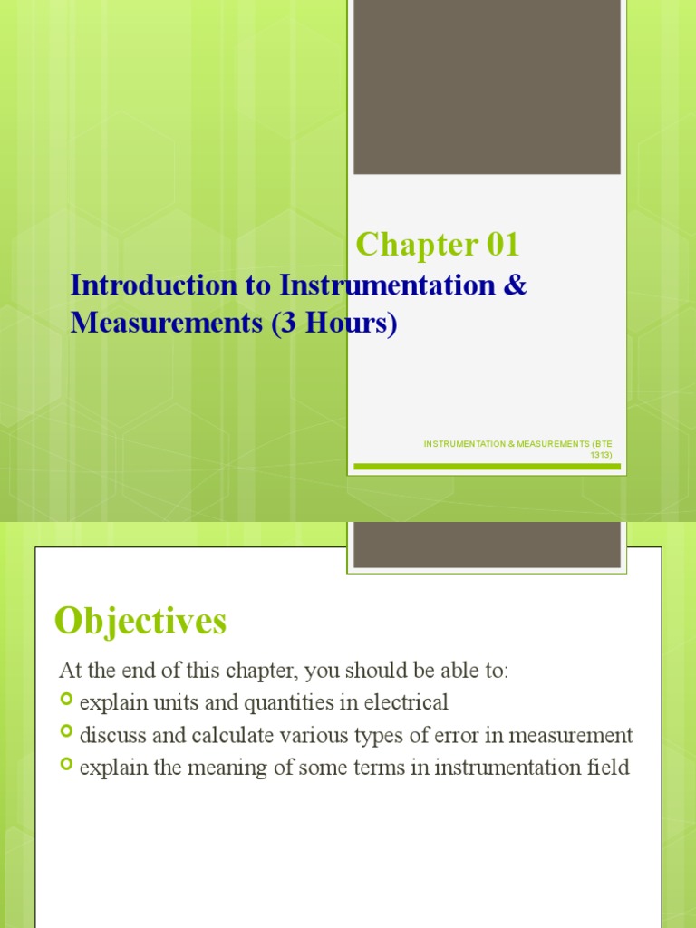 Introduction To Instrumentation Measurements | PDF | Observational Error | Instrumentation