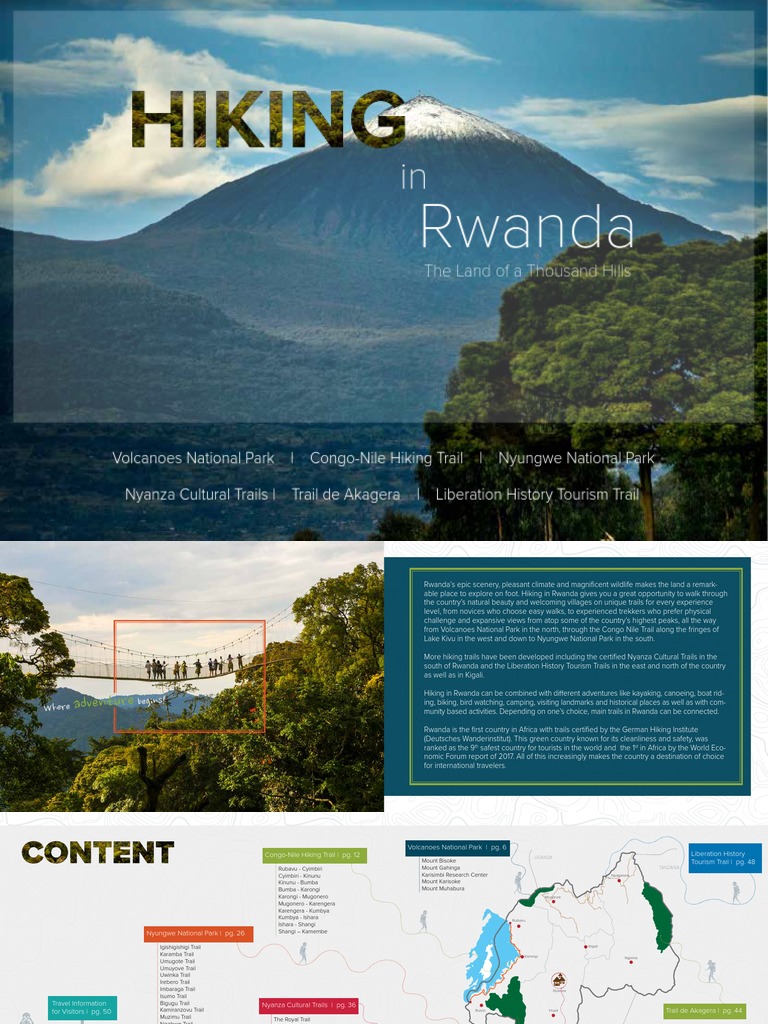 Rwanda Hiking Guide | PDF | Trail | Rwanda