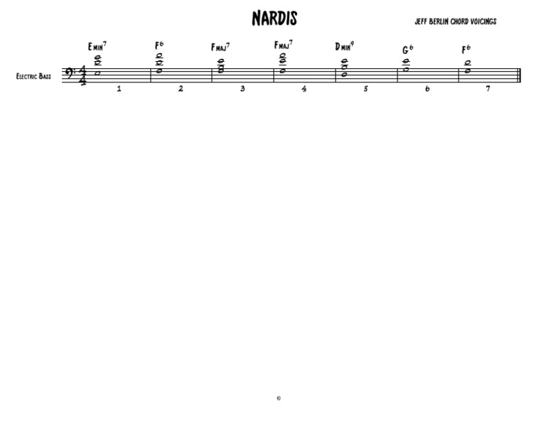 Nardis Chords | PDF