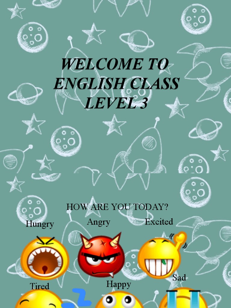 Welcome To English Class Level 3 Welcome To English Class Level 3 | PDF ...