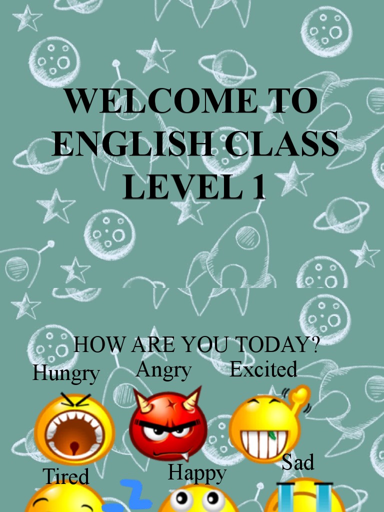 Welcome To English Class Level 1 Welcome To English Class Level 1 | PDF ...