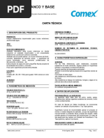 Comex - Ficha Tecnica - Velmar | PDF | Pintar | Materiales