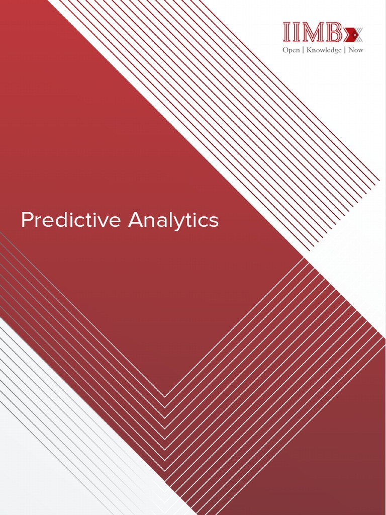 Predictive Analytics | PDF | Predictive Analytics | Analytics