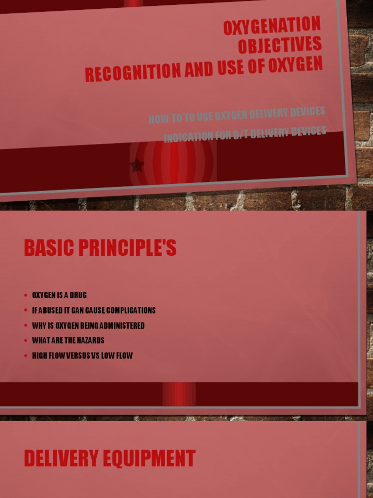 Optimizing Oxygen Therapy: A Guide to Understanding Hypoxia, Delivery ...