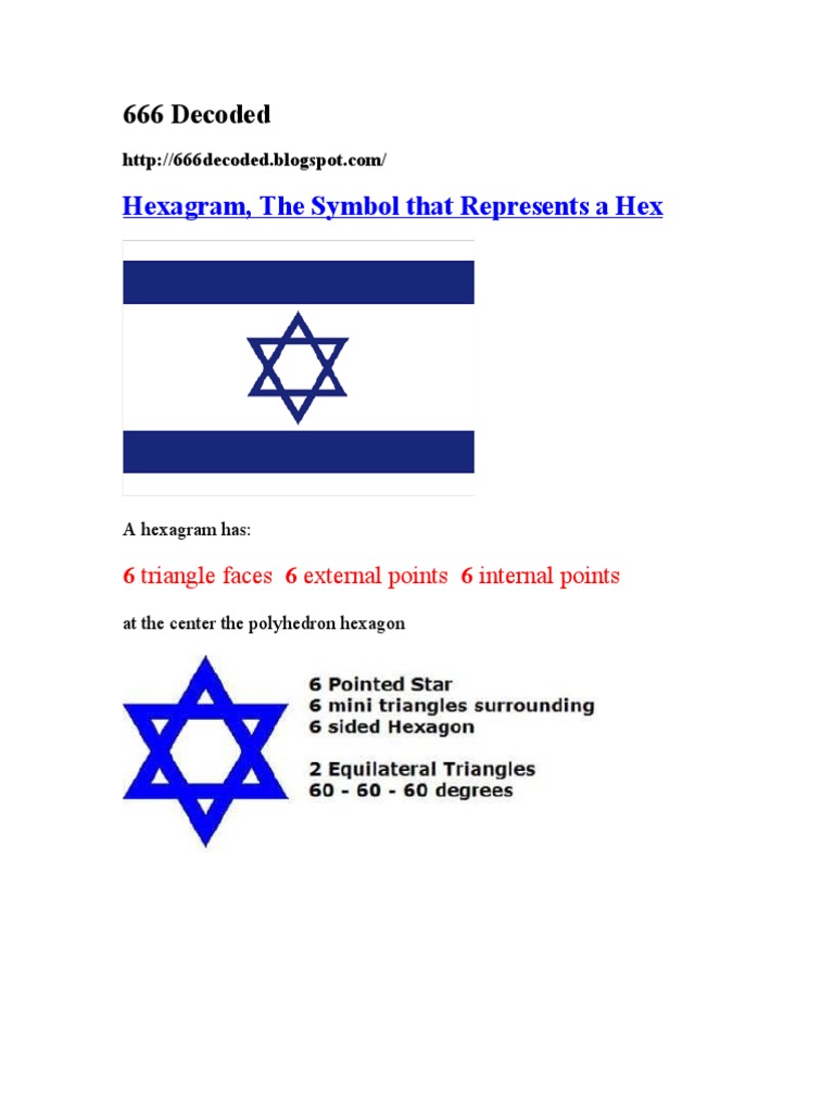 666 Decoded | PDF | Number Of The Beast | Jews