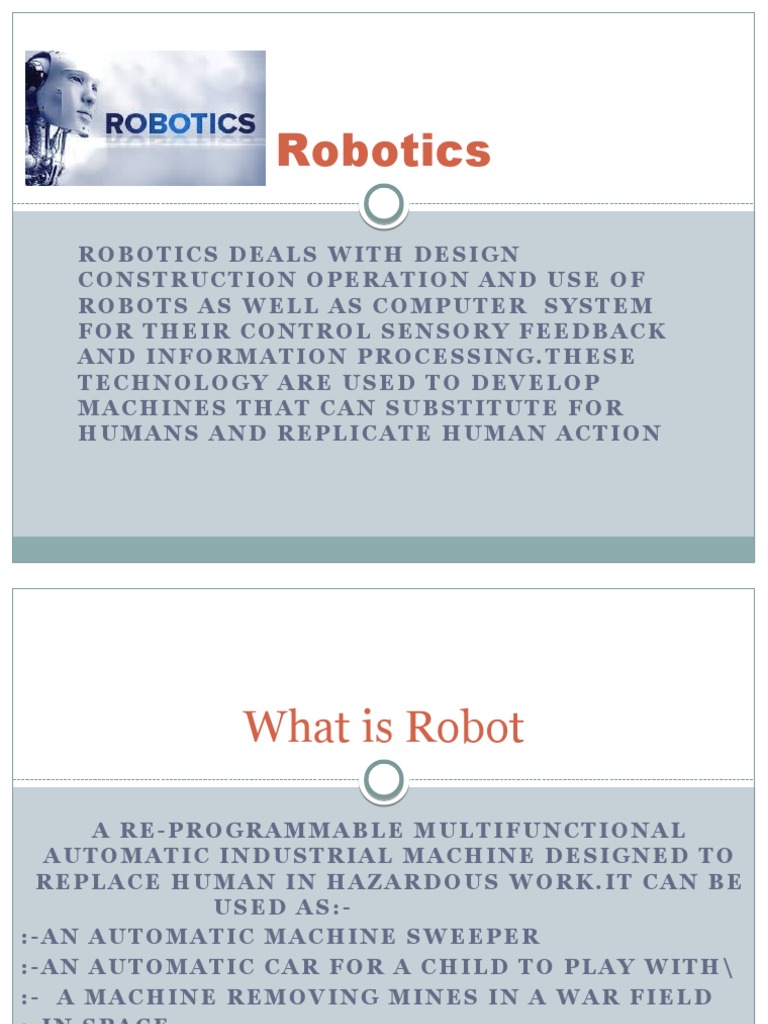 Robotics | PDF